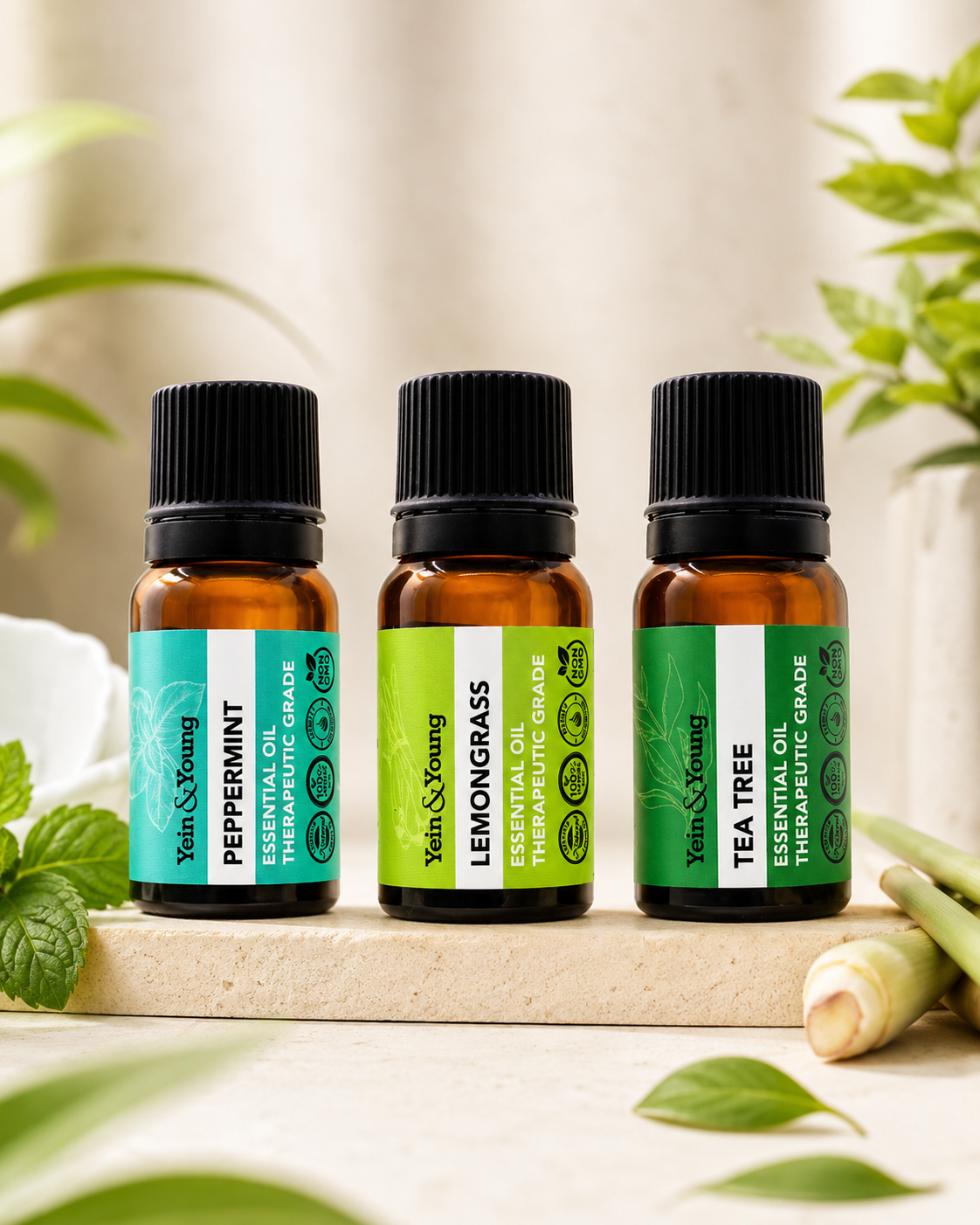 Tea Tree + Lemongrass + Peppermint: What Happens When These 3 Essentia
